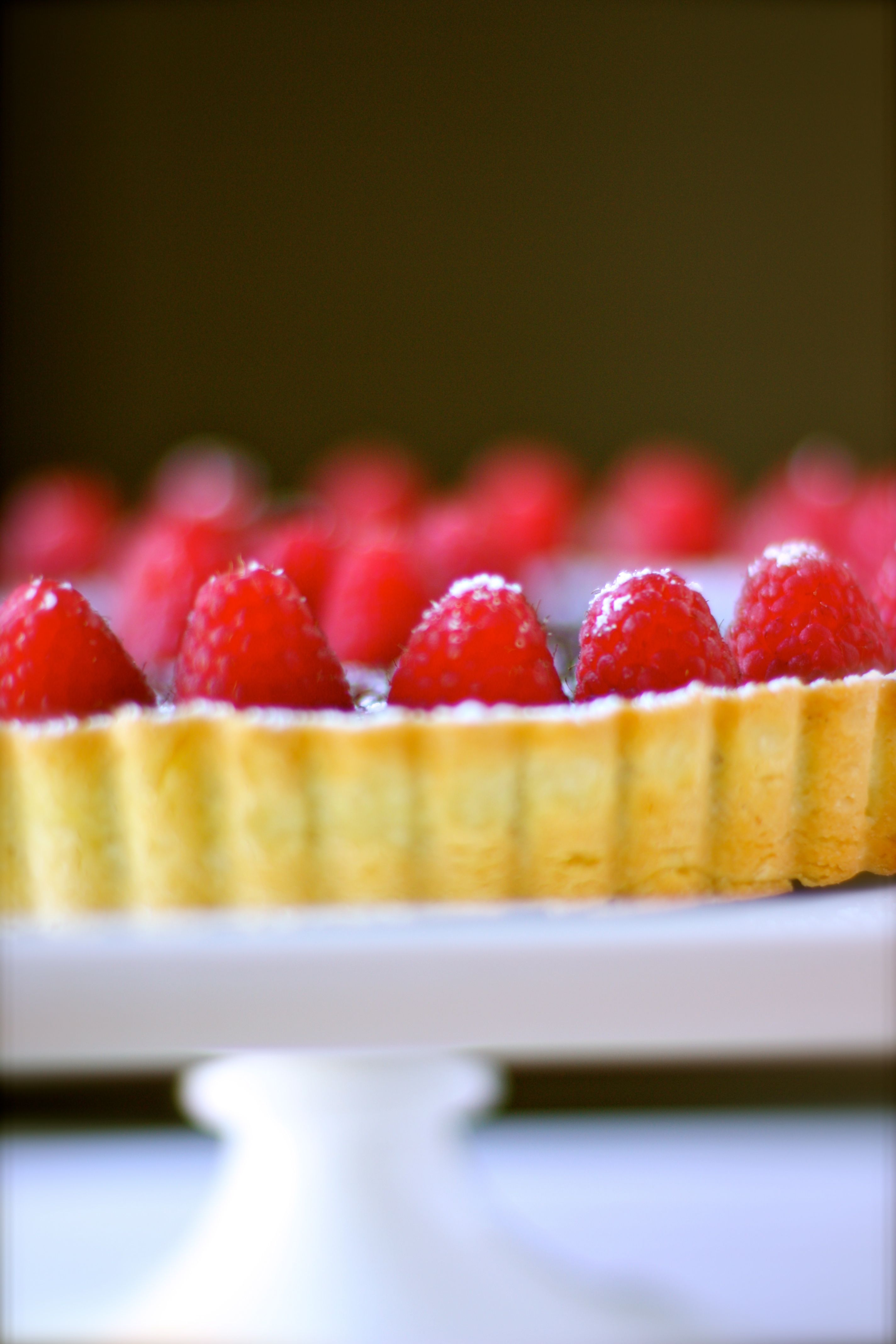 chocolate ganache and raspberry tart | daisy's world