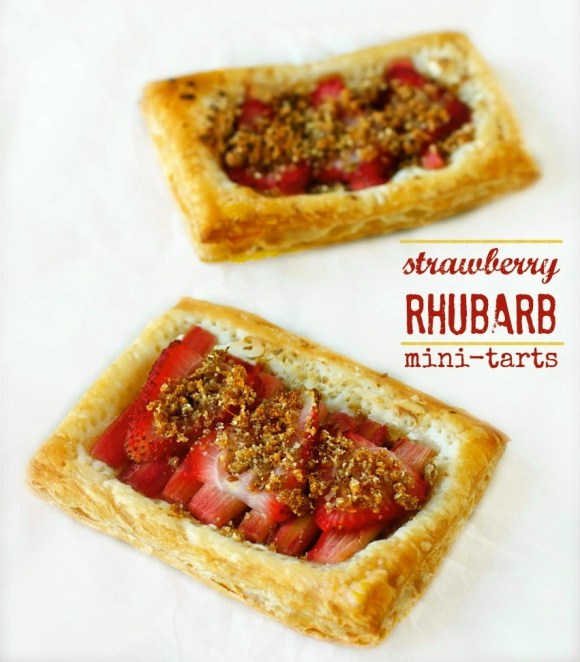 strawberry rhubarb mini-tarts | daisy's world